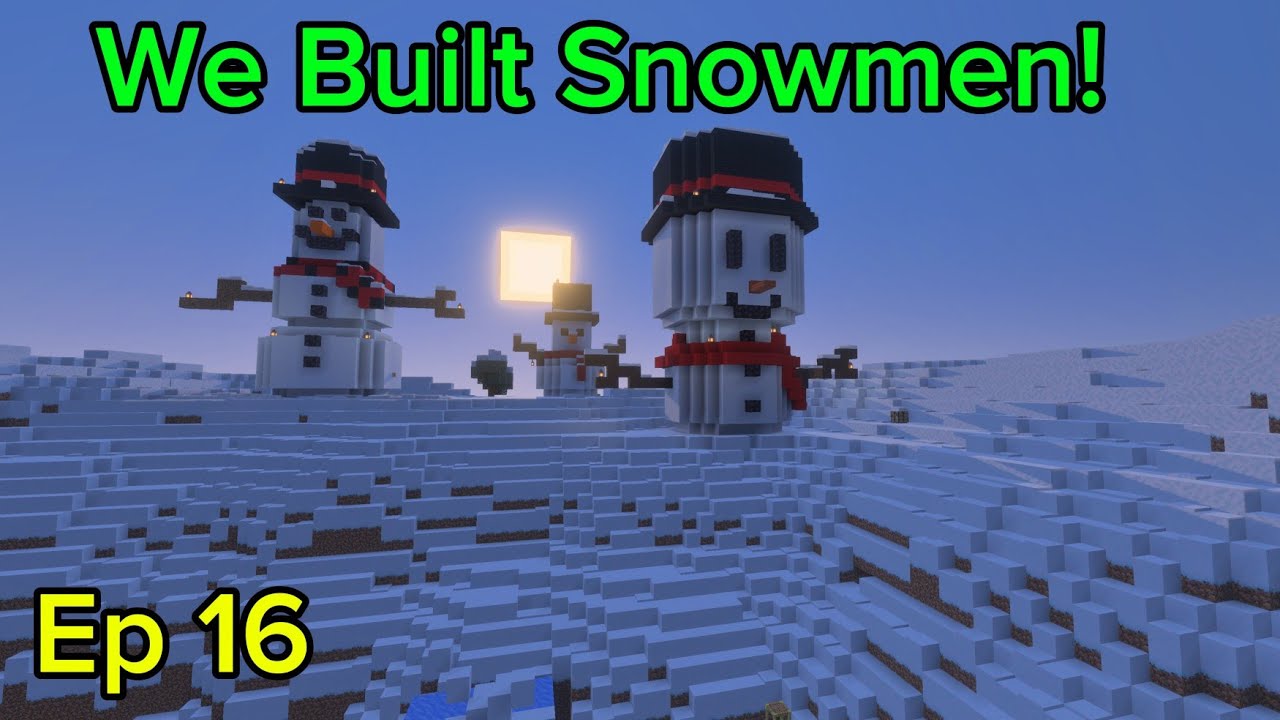 Hilarious Snowman Building Competition [EP 16/25] - YouTube