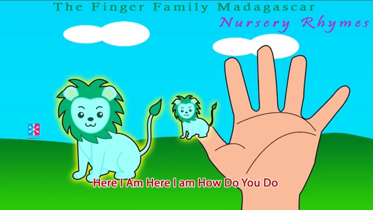 The Finger Family Madagascar || Finger Family Nursery Rhymes & Songs ...