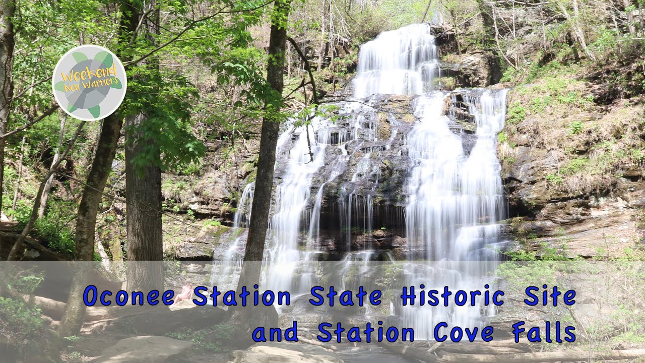 Oconee Station State Historic Site and Station Cove Falls - YouTube