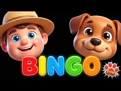 BINGO Song 🐶🎵 | Farmer & Dog Nursery Rhyme | Fun Kids Song for Toddlers ...