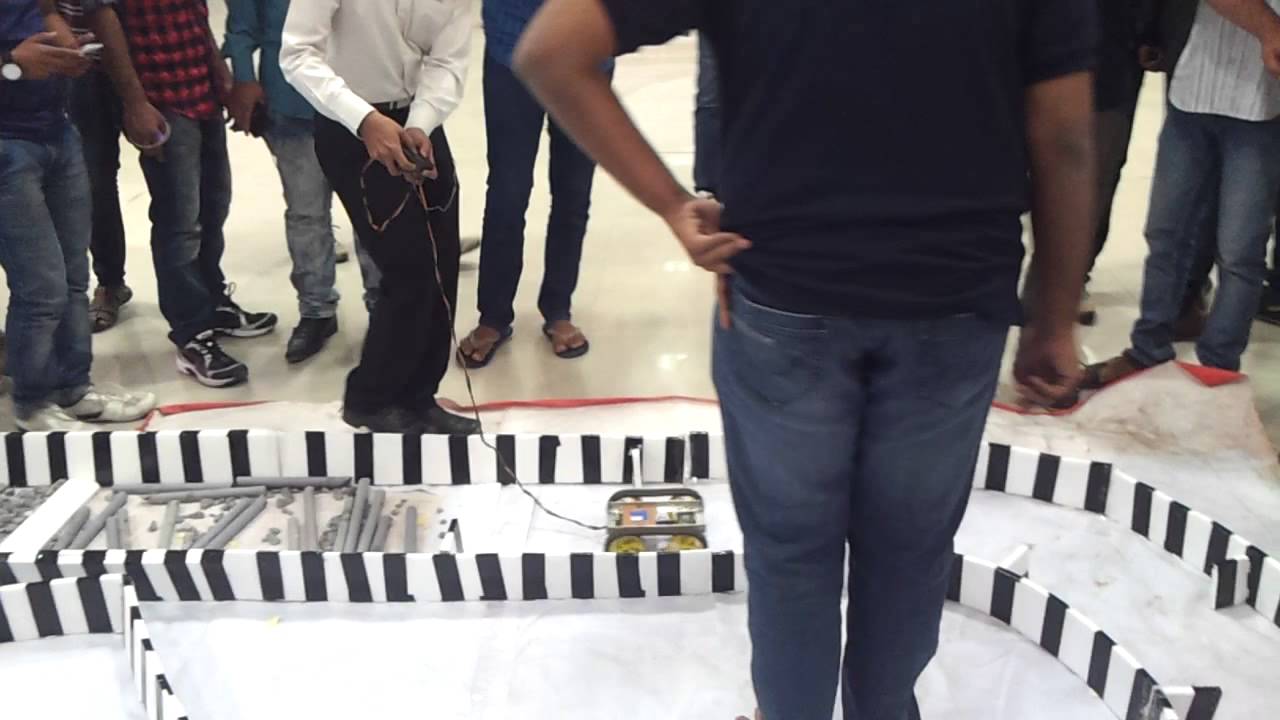 robo race competition winner by ab rasool in Muffakham Jah College ...