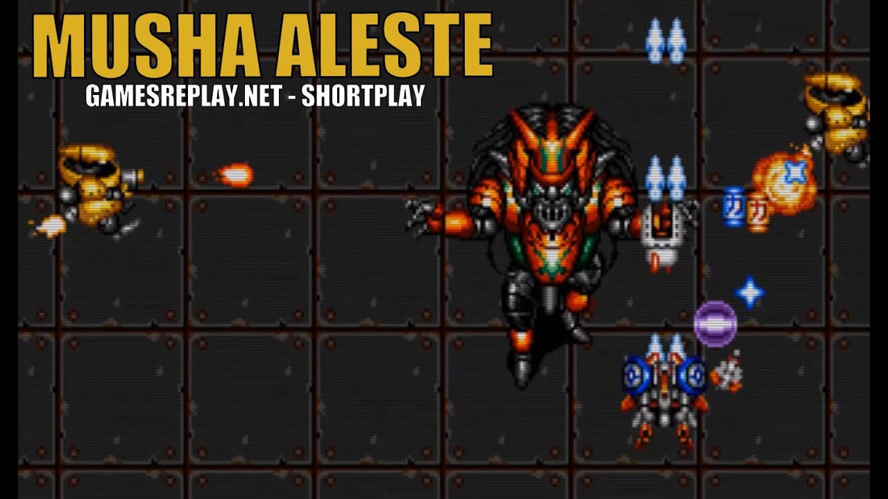 [Sega Megadrive] MUSHA ALESTE (compile) - YouTube