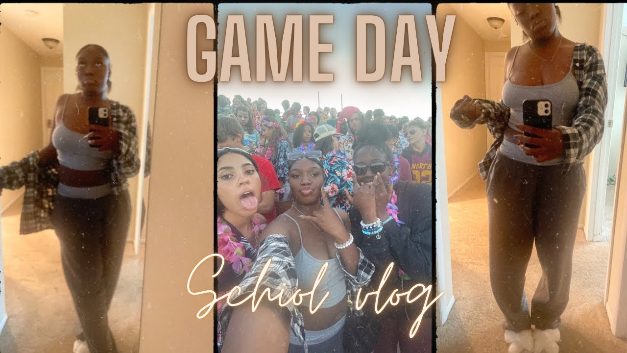 LIT ASF GAME & SCHOOL VLOG !! (We won 🤭) |@londynnicolee | - YouTube