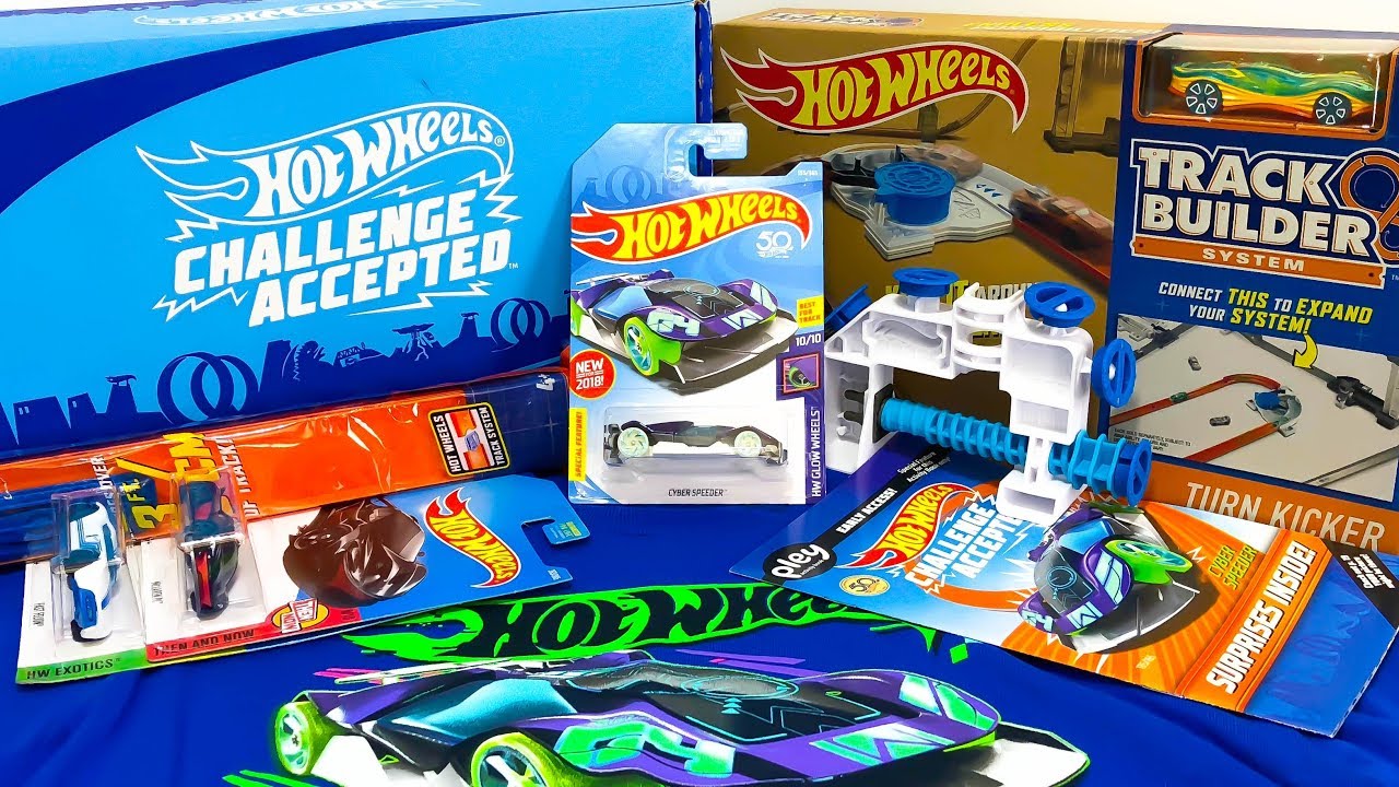 Hot Wheels Challenge Accepted Subscription March Pleybox Unboxing ...