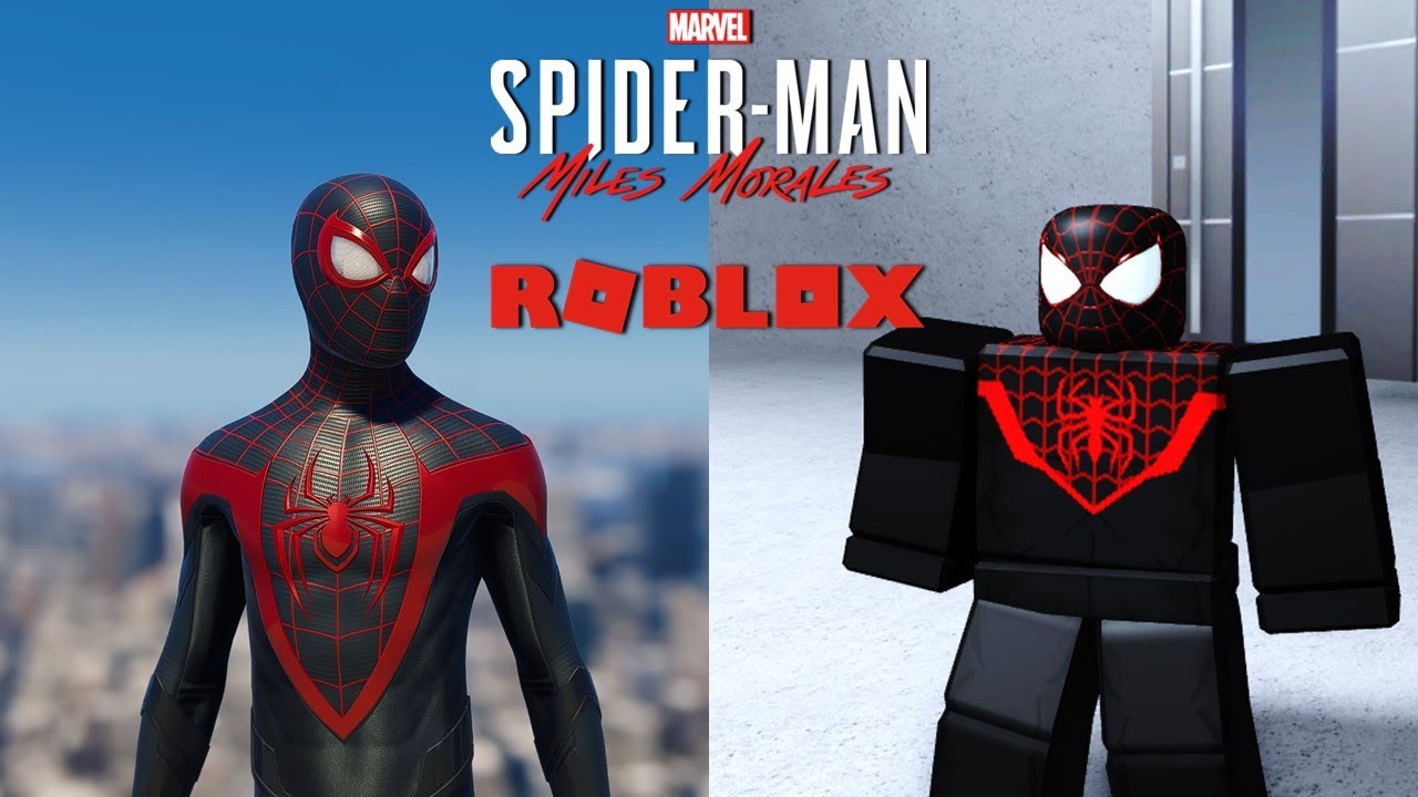 Spider-Man Miles Morales / Roblox Infinite 2 swinging test -Comparison ...