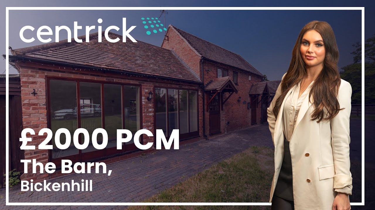 Semi-Rural Refurbished Barn Conversion - The Barn, Bickenhill - YouTube