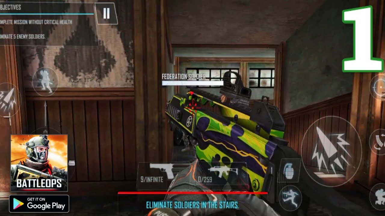 battleops offline gun game multiplayer Part 1 - YouTube