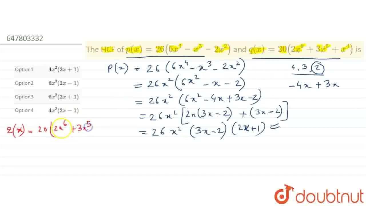 the-hcf-of-p-x-26-6x-4-x-3-2x-2-and-q-x-20-2x-6