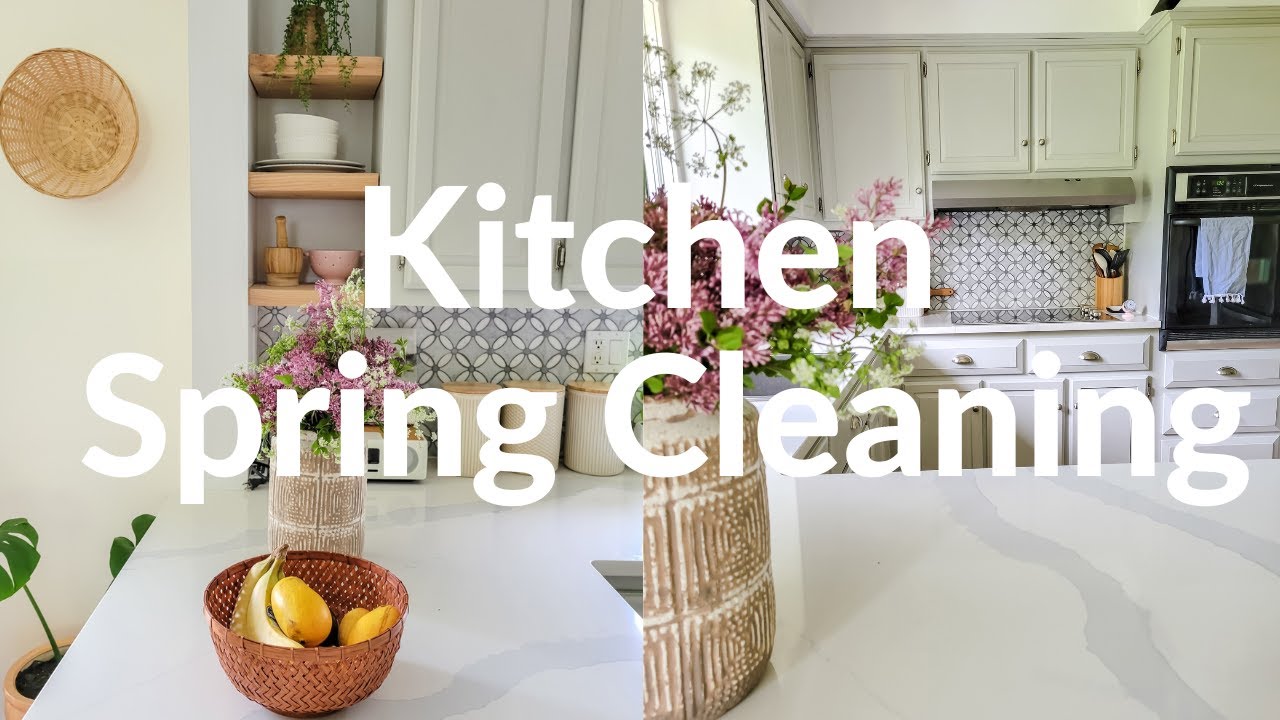 How To Spring Clean Your Kitchen - YouTube