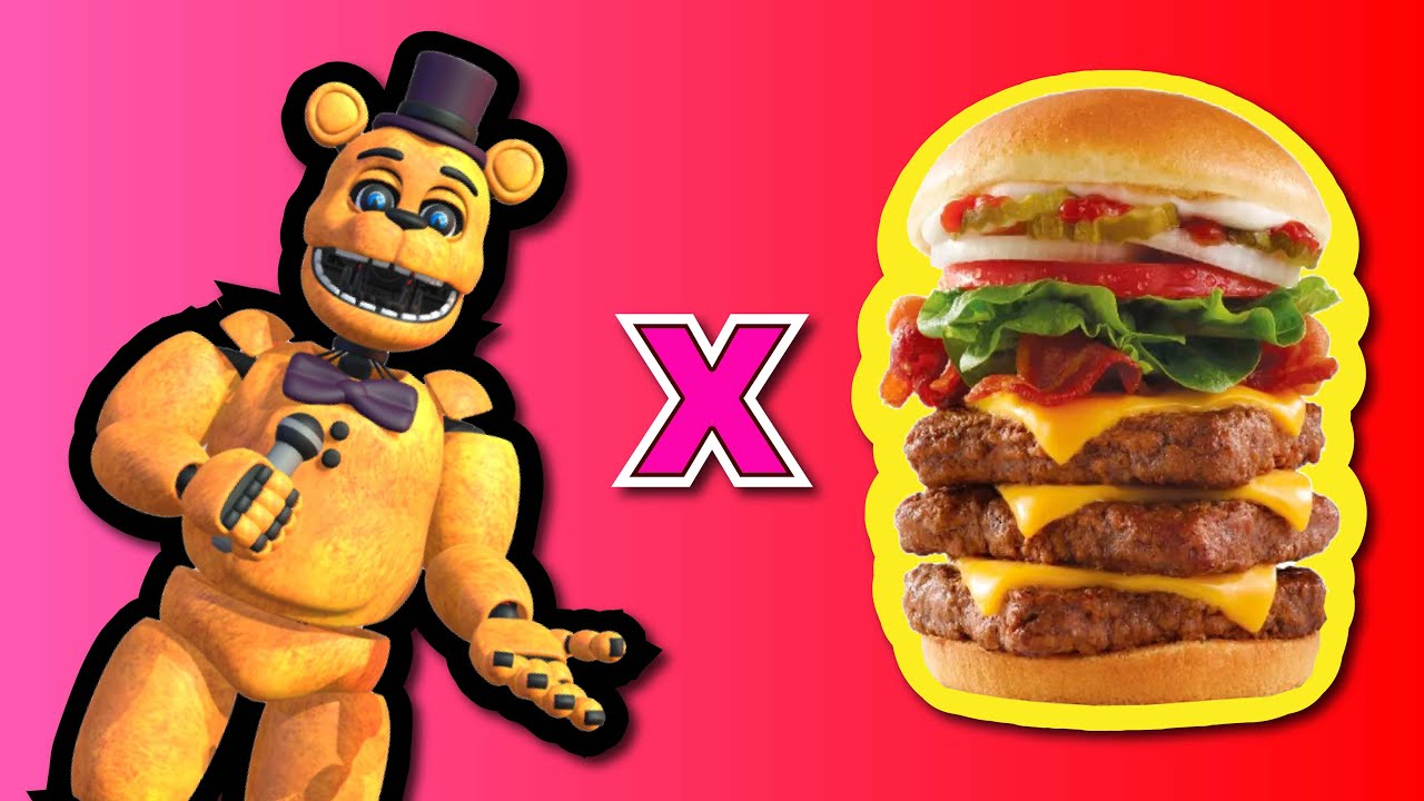 FNAF FREADBEAR + BIG BURGER = ??? Five Nights at Freddy's Animation ...