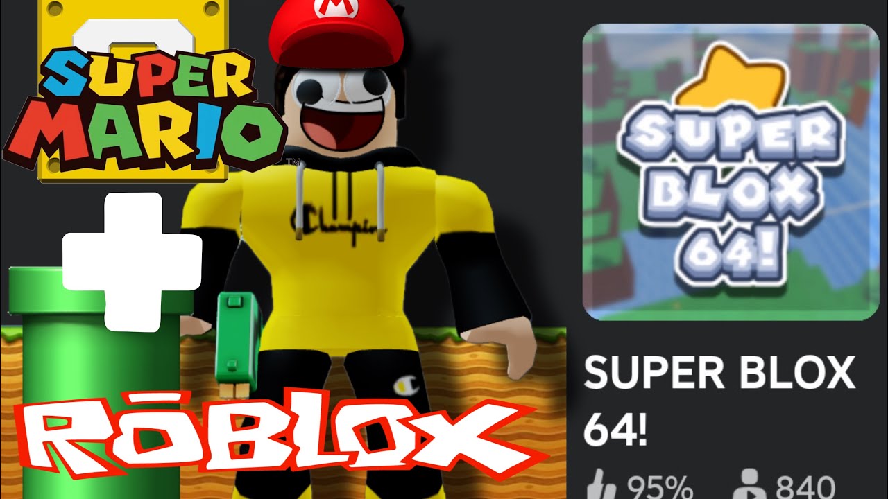 Roblox super Mario (super blox 64) - YouTube