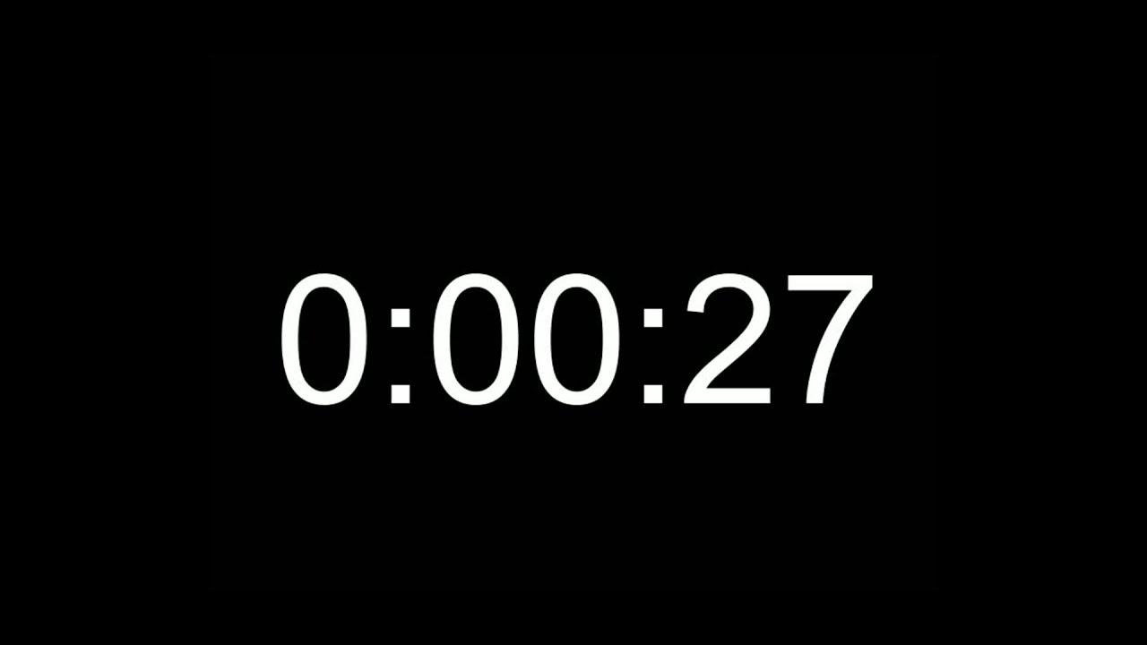 27 seconds timer - YouTube