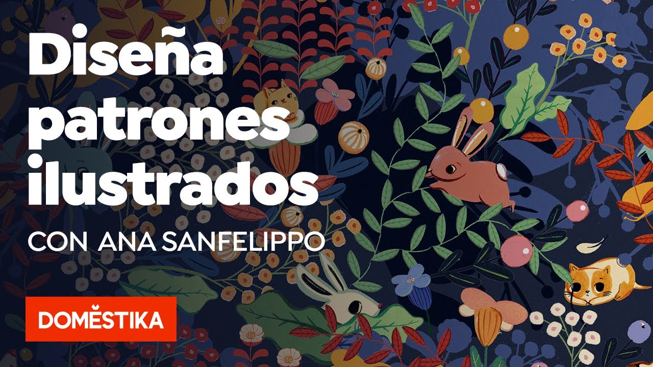 Diseño de patrones ilustrados – Curso online de Ana Sanfelippo - YouTube
