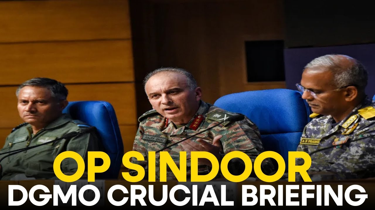 LIVE: DGMO Briefing: GDMO Of All Three Services On Operation Sindoor ...