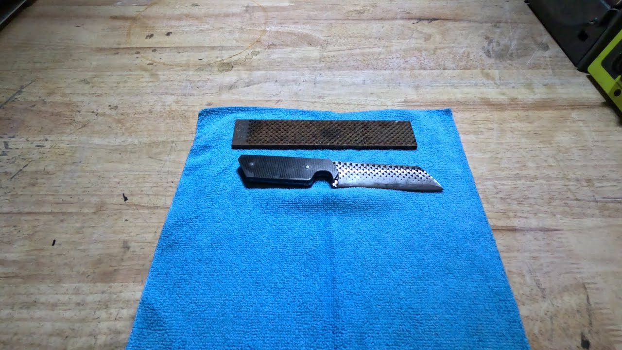 Making a knife from a farriers rasp - YouTube