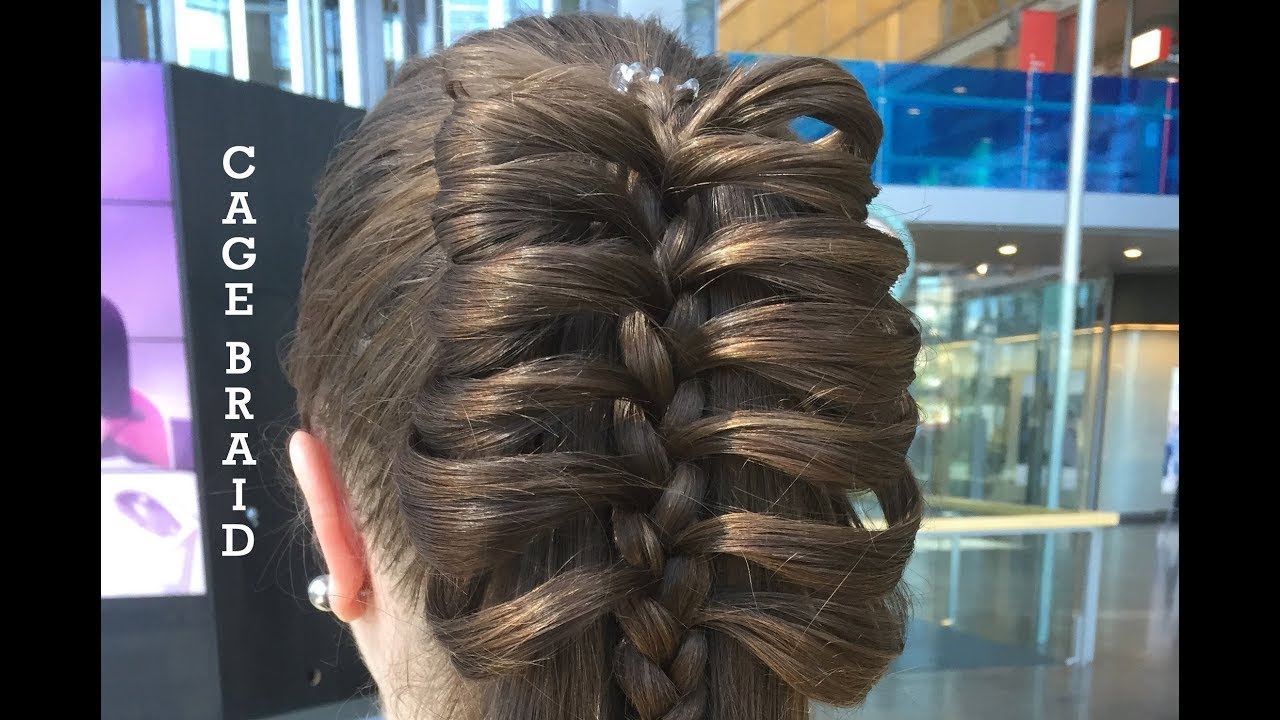 Cage Braid Tutorial - YouTube