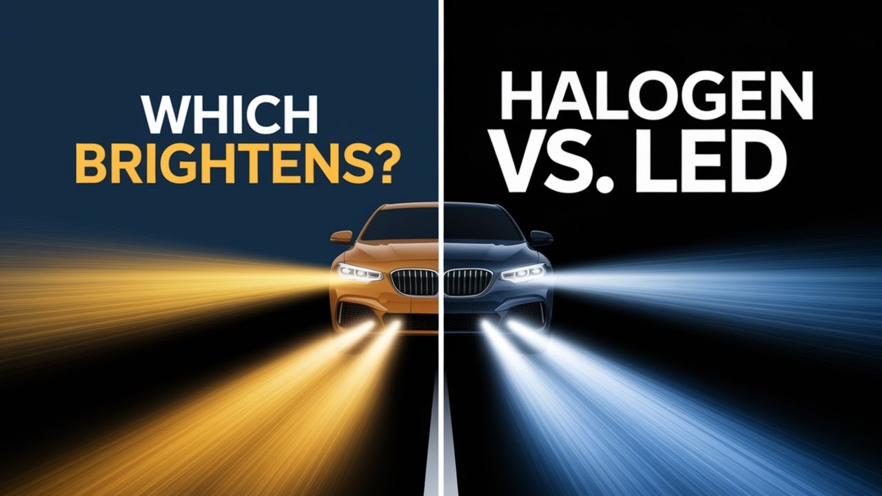 Halogen vs. LED Headlights: Which Brightens Your Drive? - YouTube