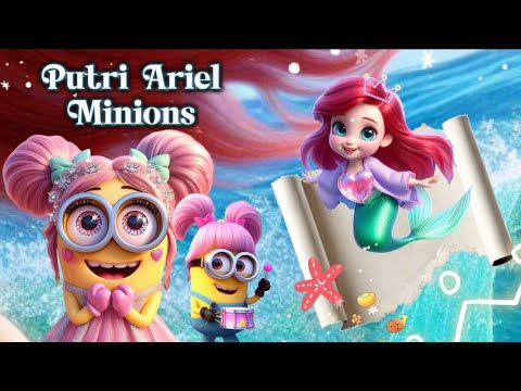 Minions🍓Putri Duyung Arie🌊l Baby Shark🏖️ Lala Lily bermain - YouTube