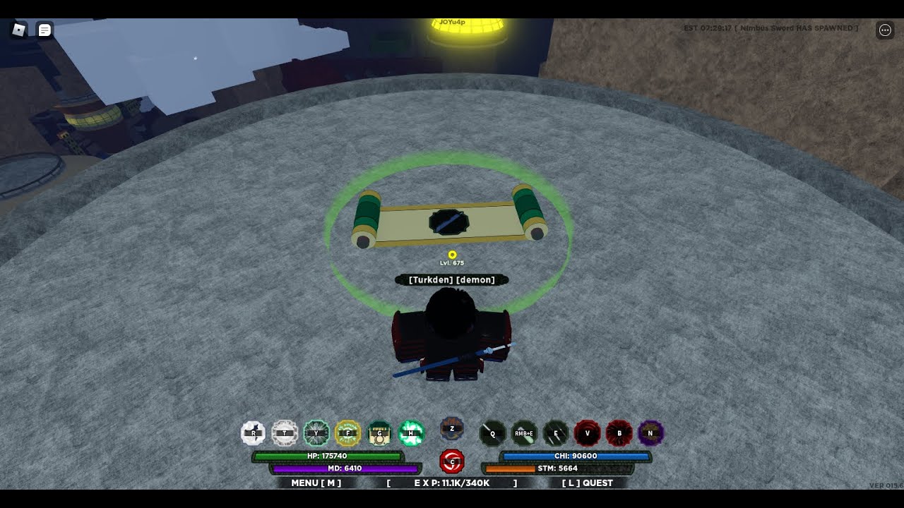Shindo life Nimbus sword location - YouTube