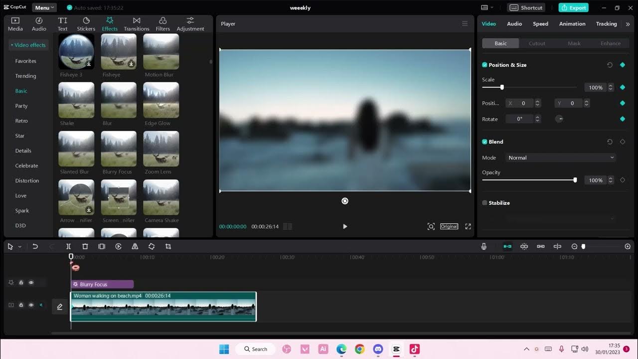 How To Focus Zoom In CapCut PC - YouTube
