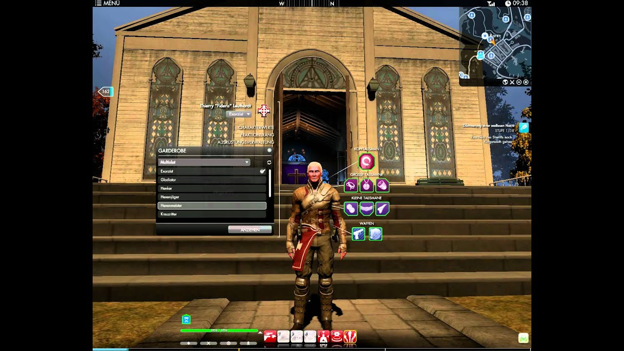 The Secret World Reward Cloths Deck Templar Male Vers. 1.0 - YouTube