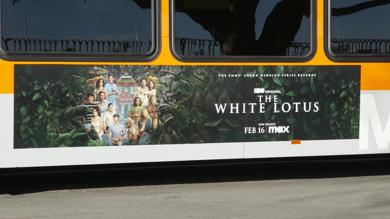 The White Lotus Bus Los Angeles California USA February 19, 2025 - YouTube