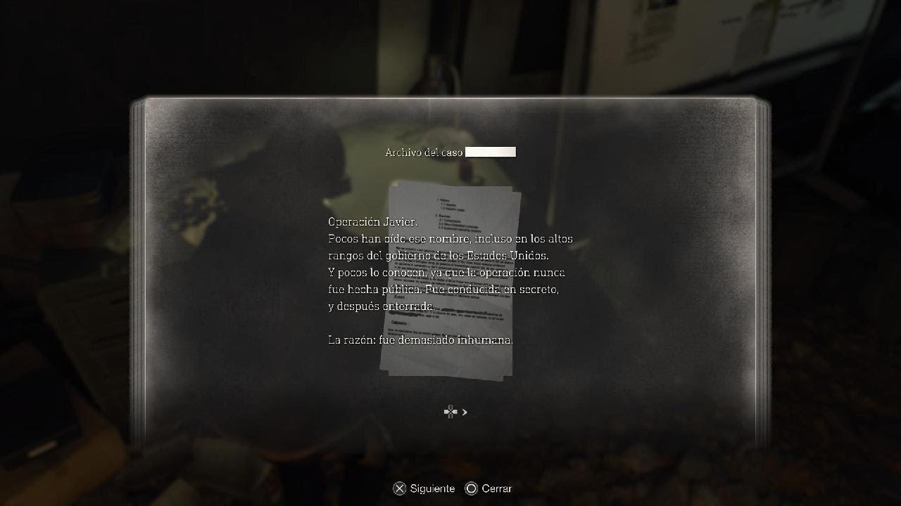 Resident Evil 4 Remake documentos centrados en operación javier - YouTube