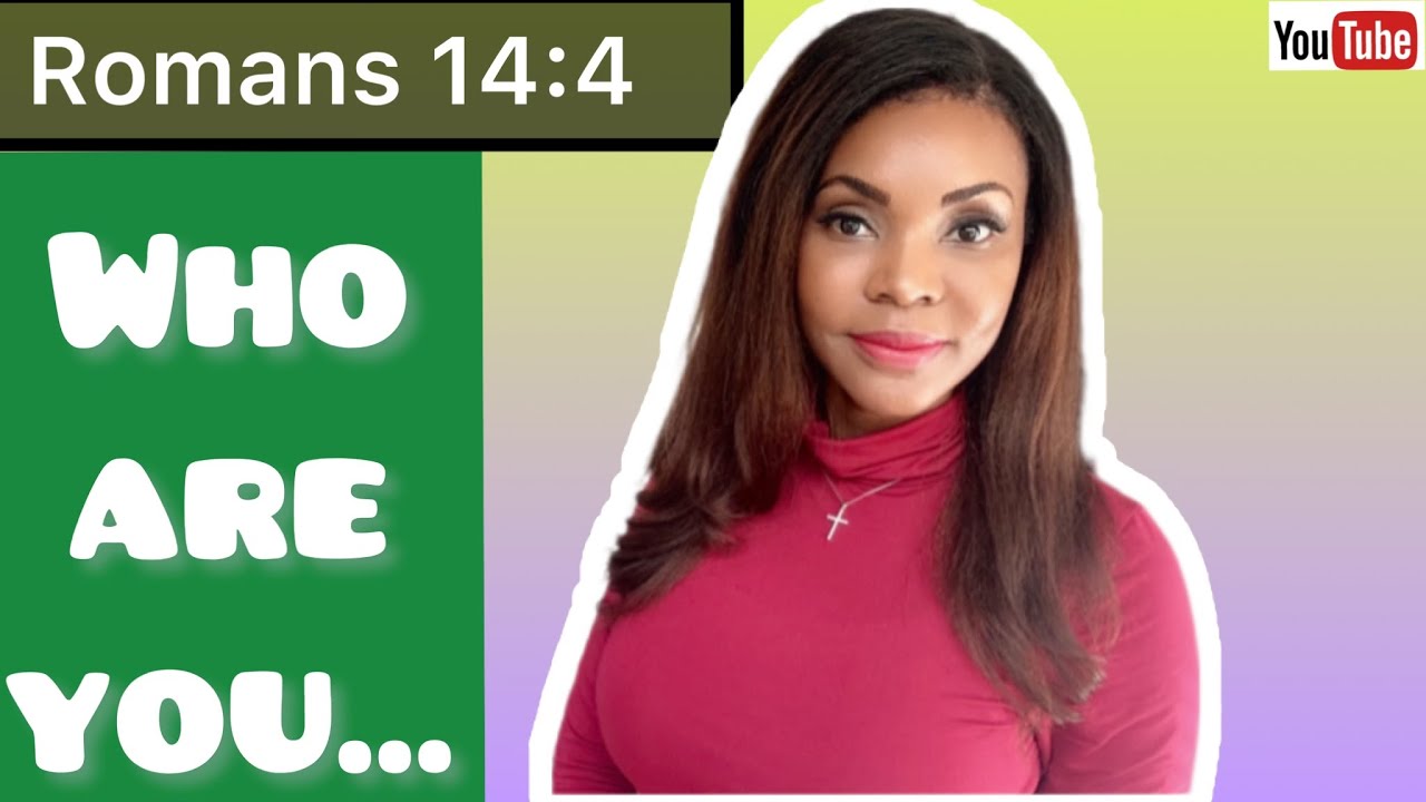 Romans 14:4 Bible reading - YouTube