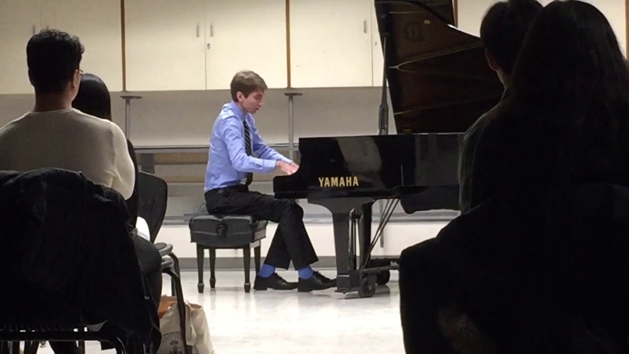 Beethoven Sonata in E, Opus 90 played by Evan Tanovich - YouTube