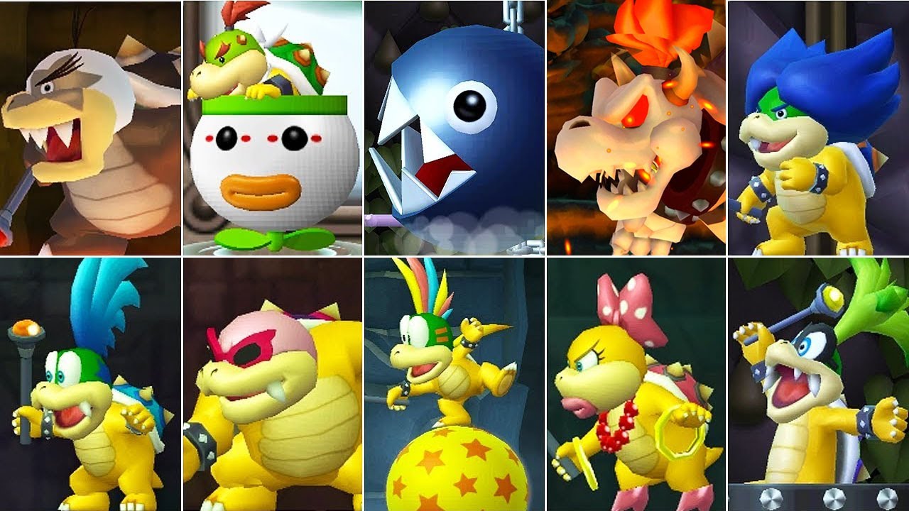 New Super Mario Bros Wii - All Castles (2 Player) - YouTube