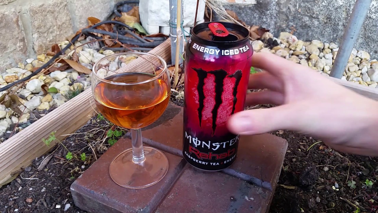 🍹LET´S DRINK: MONSTER REHAB RASPBERRY TEA (USA) - YouTube