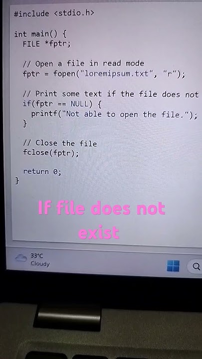 File Does Not Exist Coding Coder Cprogramming Javaprogramming Programming Youtube