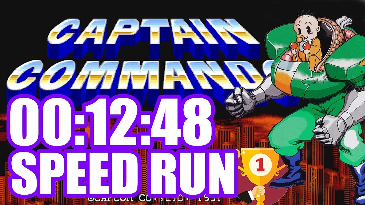 Captain Commando - BABY HEAD - SPEED RUN - 00:12:48 - Arcade game - YouTube