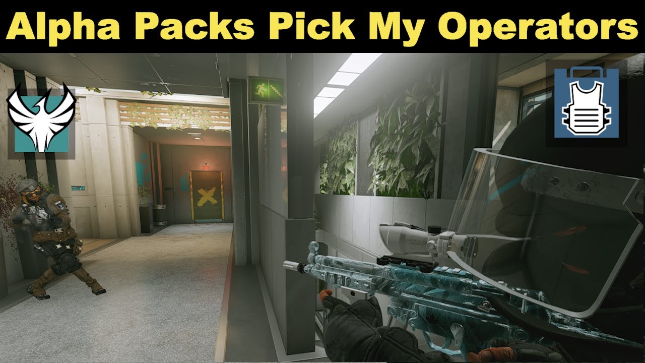 My Operators Were Chosen By Alpha Packs - R6 Siege - YouTube