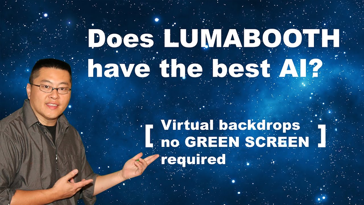 Virtual backgrounds with Lumabooth NO green screen - YouTube