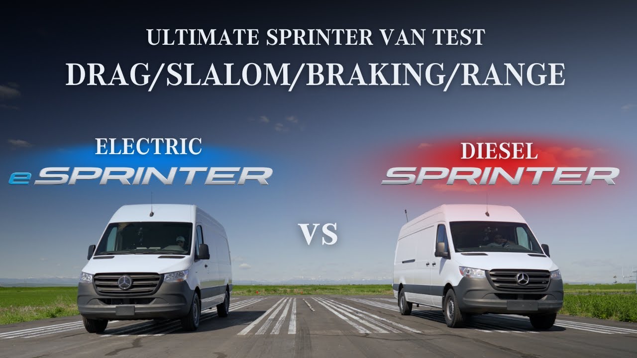 Ultimate Sprinter van challenge! eSprinter 170 vs Diesel Sprinter 170 ...