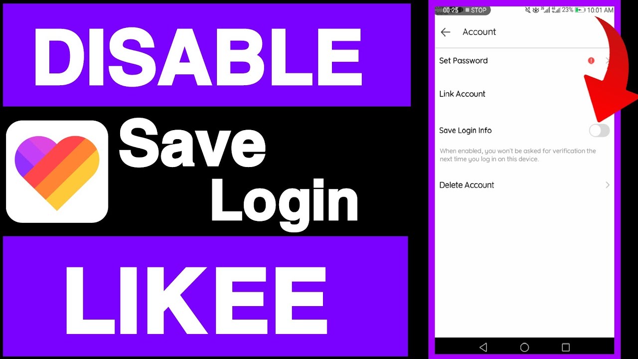 How To Disable Save Login On Likee Disable Save Login Info On Likee How To Disable Save Login On Likee Disable Save Login Info On Likee