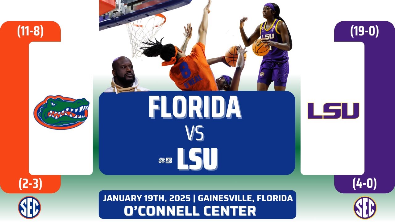 Florida vs No. 5 LSU | SEC | 1.19.25 - YouTube
