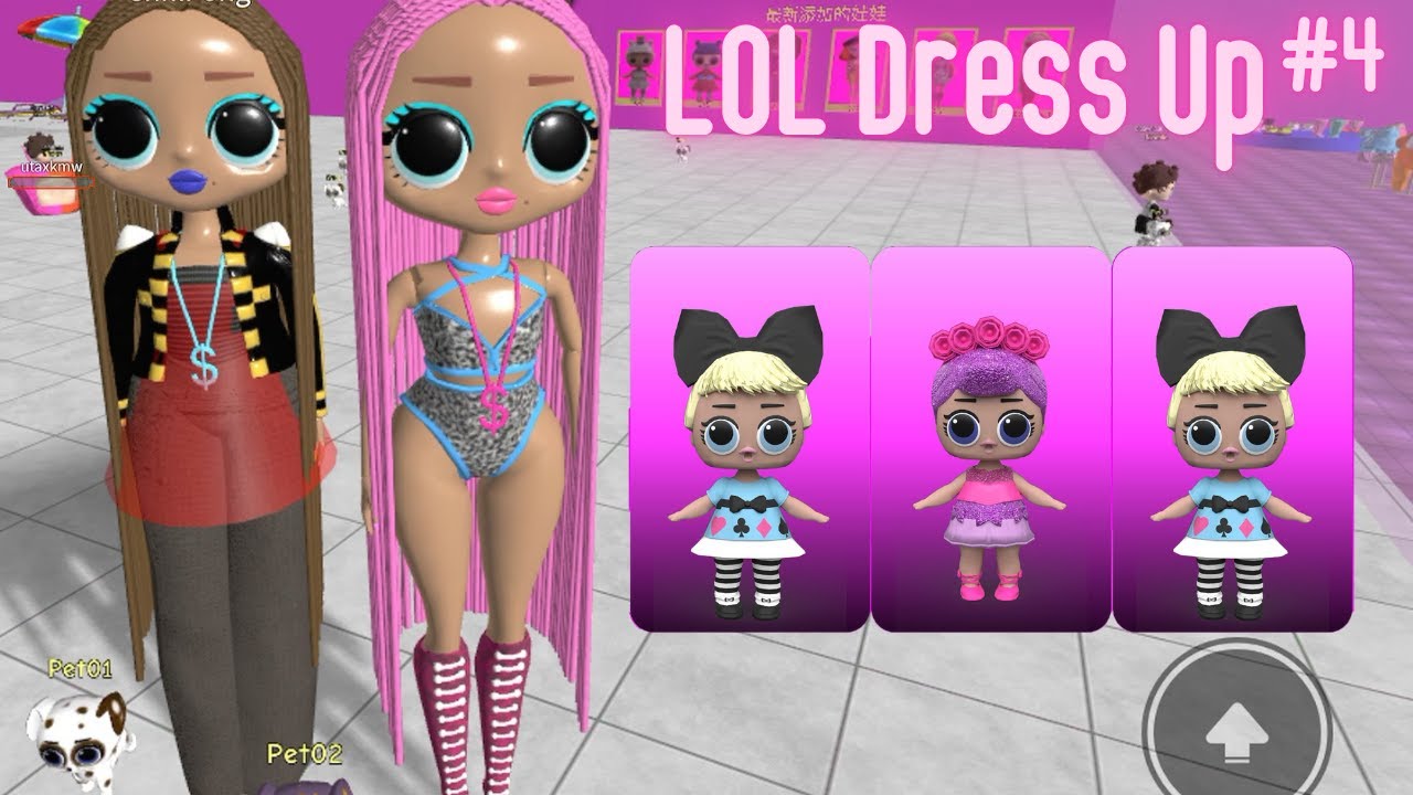 和媽媽一起玩LOL打扮！Roblox LOL Dress Up!!! - Let's Dress Up Together !! #4 ...