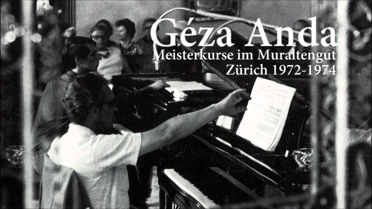 Géza Anda Masterclass "The eighth note has to sing" - YouTube