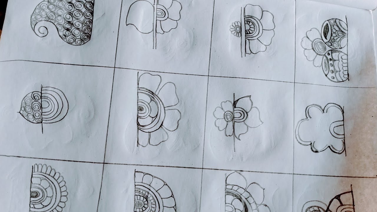 mehndi course besic (part 6) easy and simple for beginners easy mehndi ...