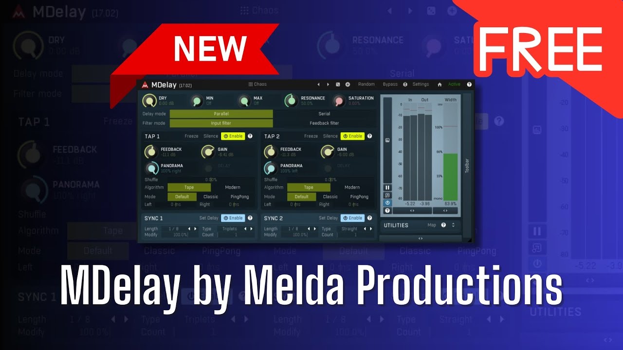 You Definitely Need This! NEW FREE Plugin - MDelay by Melda Productions ...