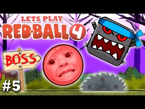 Mom & Chase play RED BALL 4: THE FOREST BOSS FIGHT!  (Part 5 FGTEEV Gameplay)