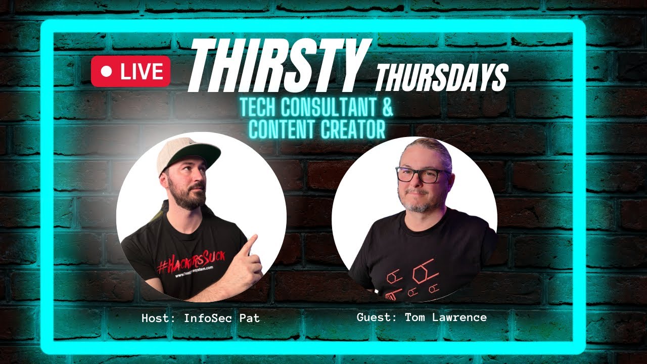 Thirsty Thursdays Live Show With @LAWRENCESYSTEMS - Tech Consultant ...