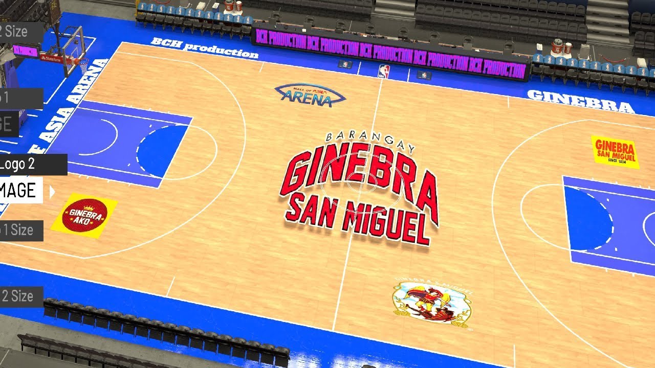 How to create MOA Arena | NBA 2K20 My League | Brgy. Ginebra Arena ...