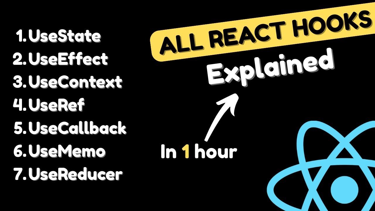 React Hooks Full Course 2025 🚀 | Learn All React Hooks in One Video ...