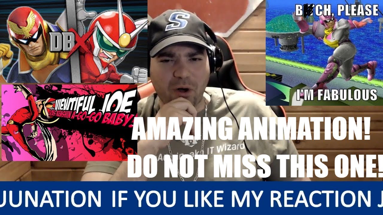 Captain Falcon VS Viewtiful Joe reaction | DBX - YouTube