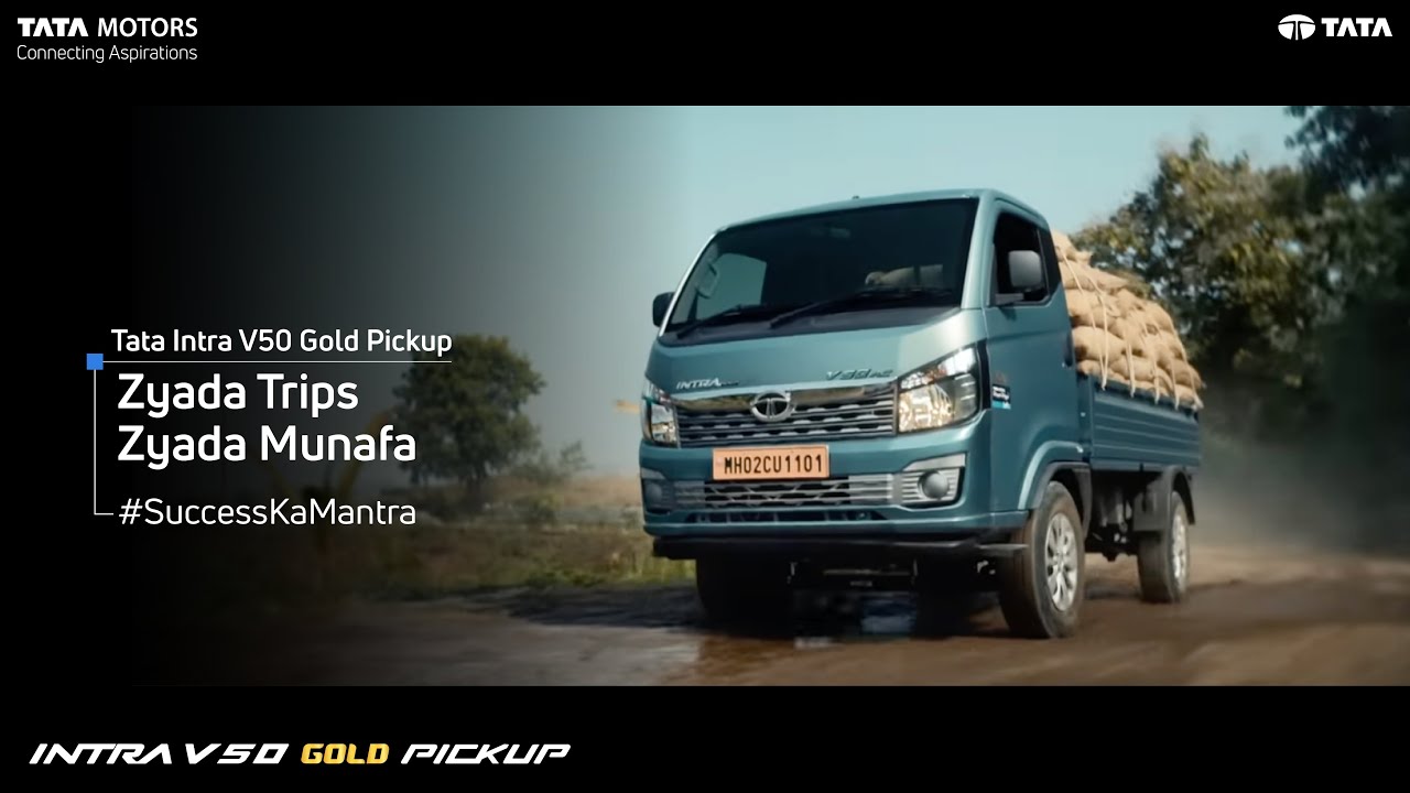 Intra V50 Gold Pickup | Success ka Mantra | Enhanced Payload | Powerful Engine | Strong Chassis ...
