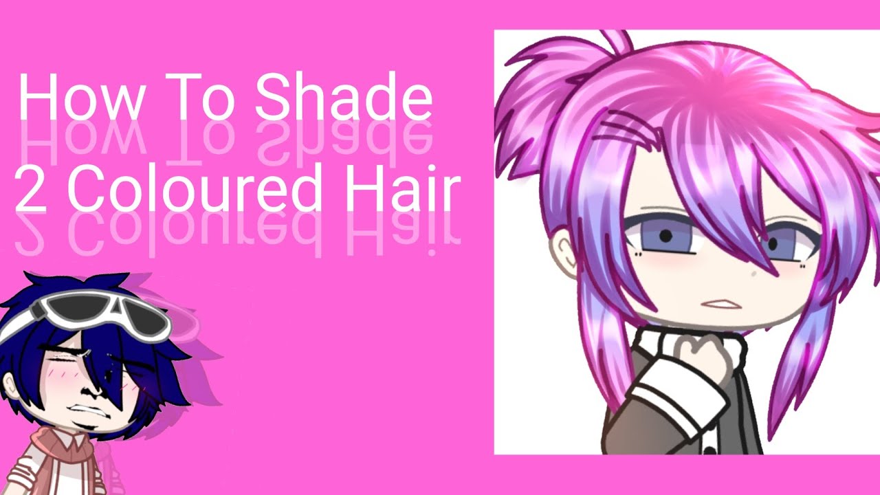 How To Shad 2 Coloured Hair! Ibispaint X - YouTube