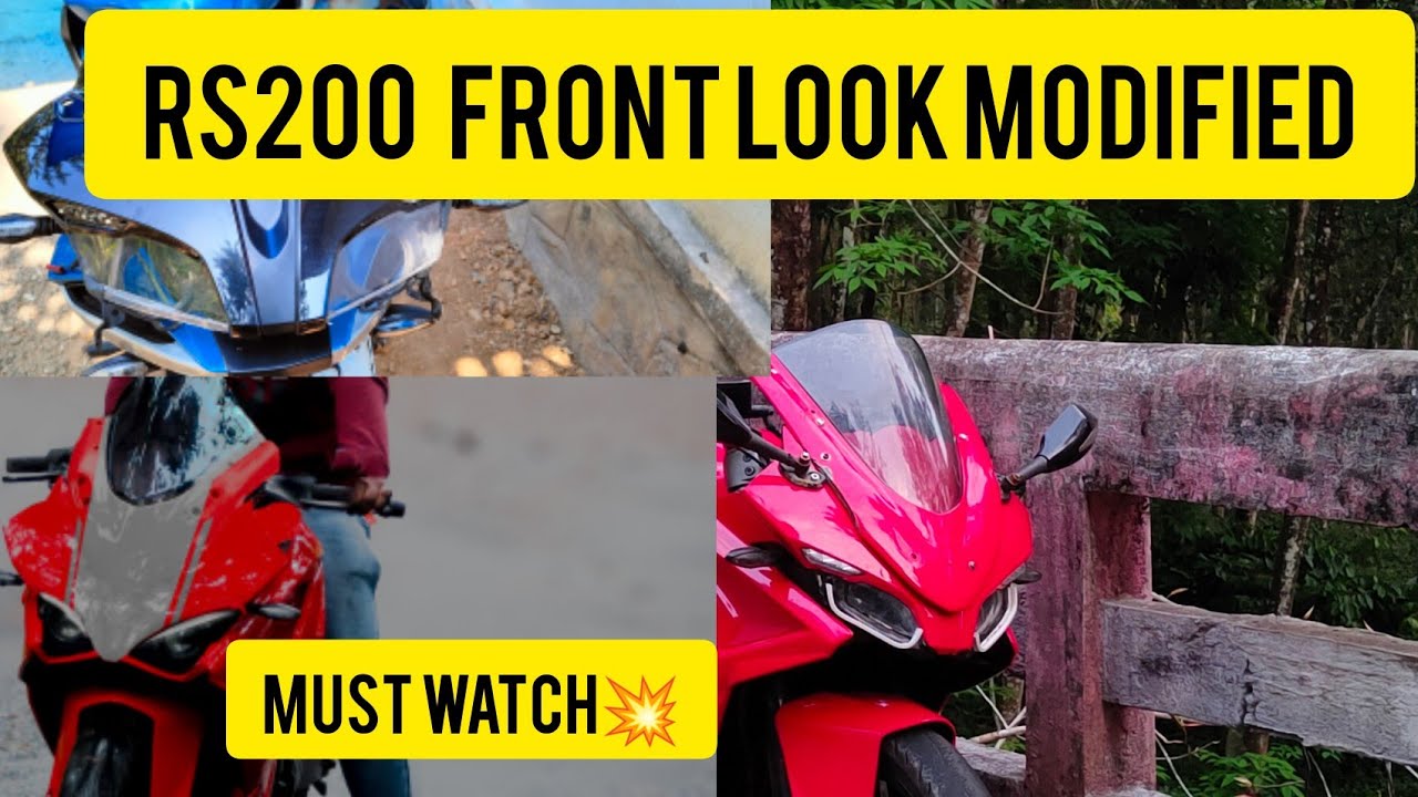 RS200 FRONT LOOK CHANGED - YouTube